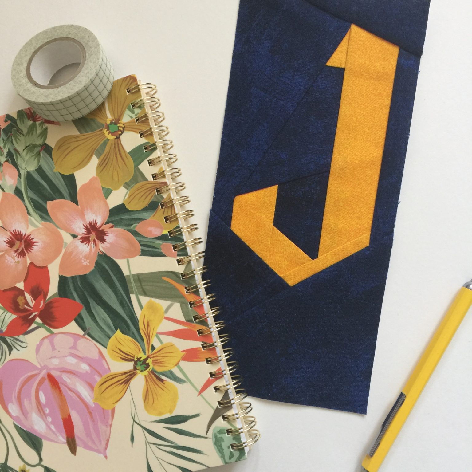 Uppercase FPP alphabet quilt blocks – Patch + Dot