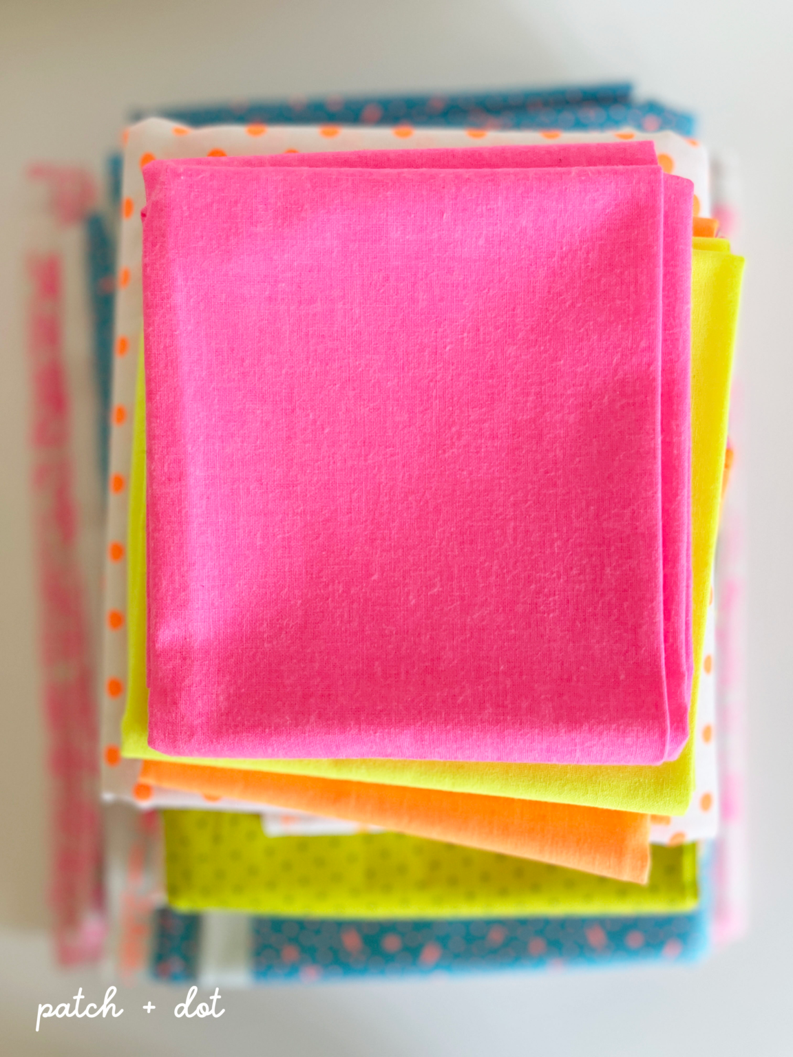 Neon Quilting Fabric Source Guide – Patch + Dot