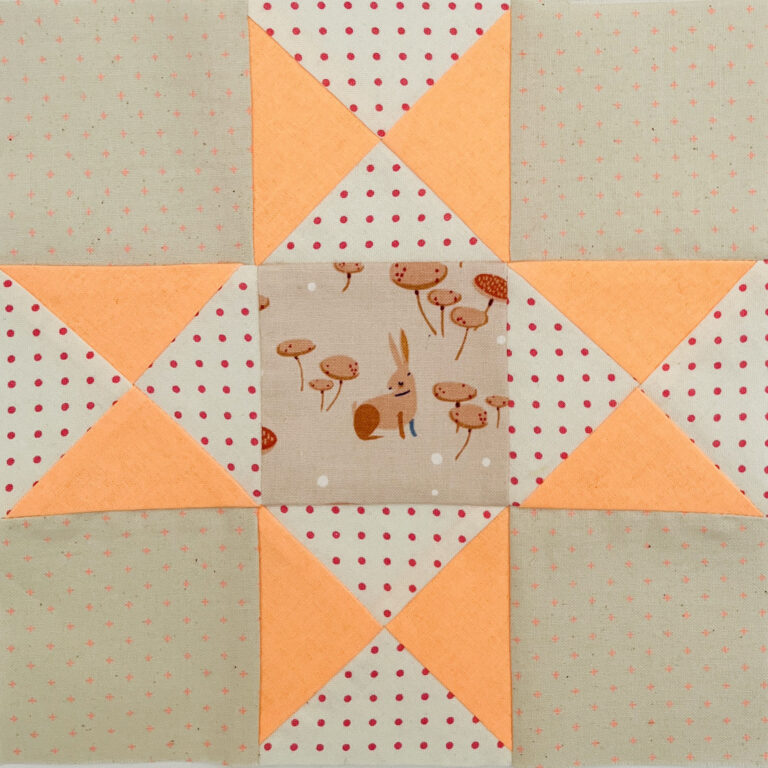 Ohio Star Quilt Block Tutorial – Patch + Dot