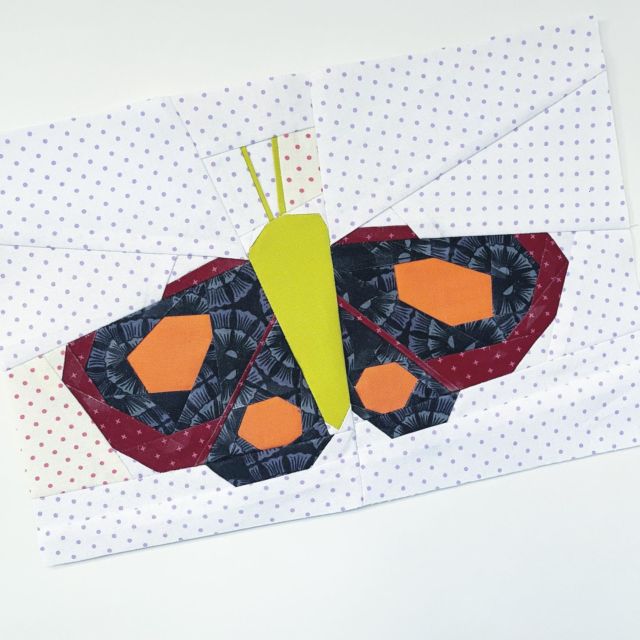 Monarch Flight Quilt pattern ⋆ Patch + Dot